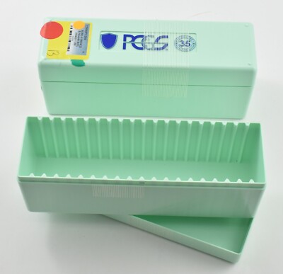 AQUA PCGS Mint Green Storage Slab Holder - Used - Can hold 20 PCGS ...