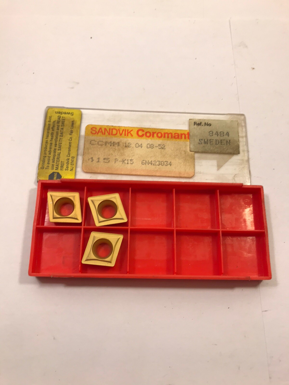Sandvik Coromant Carbide Inserts CCMM120408-52 415 Qty 3 | eBay
