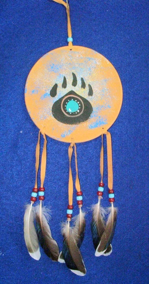 Native American Bear Paw Art