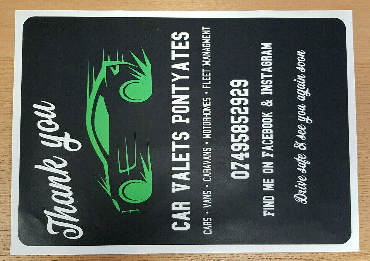 50/100/200 PRINTED WITH YOUR ARTWORK CAR VALETING Paper absorbent FLOOR ...