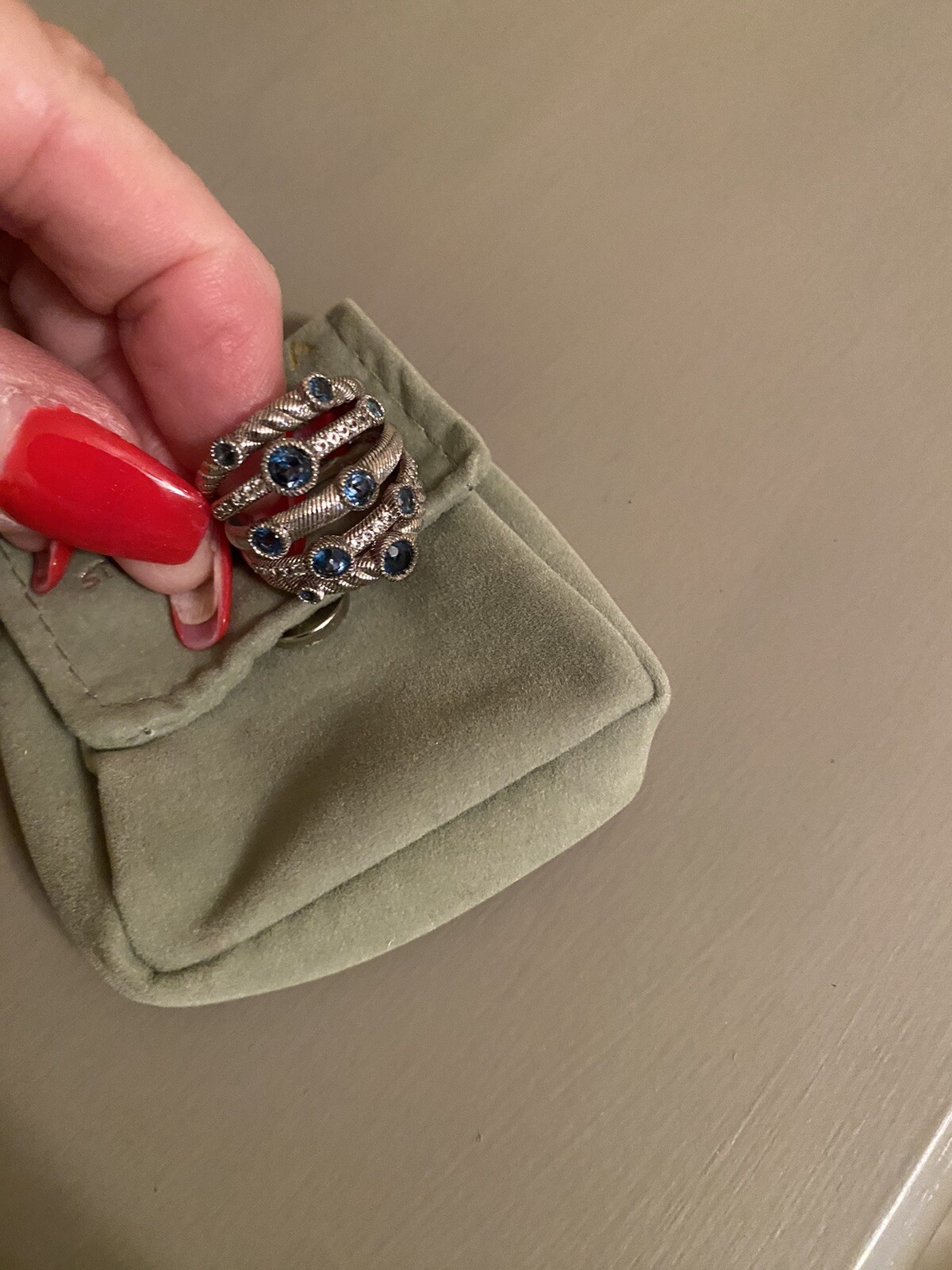 JUDITH RIPKA MULTI ROW DETAILED 925 STERLING & LONDON… - Gem