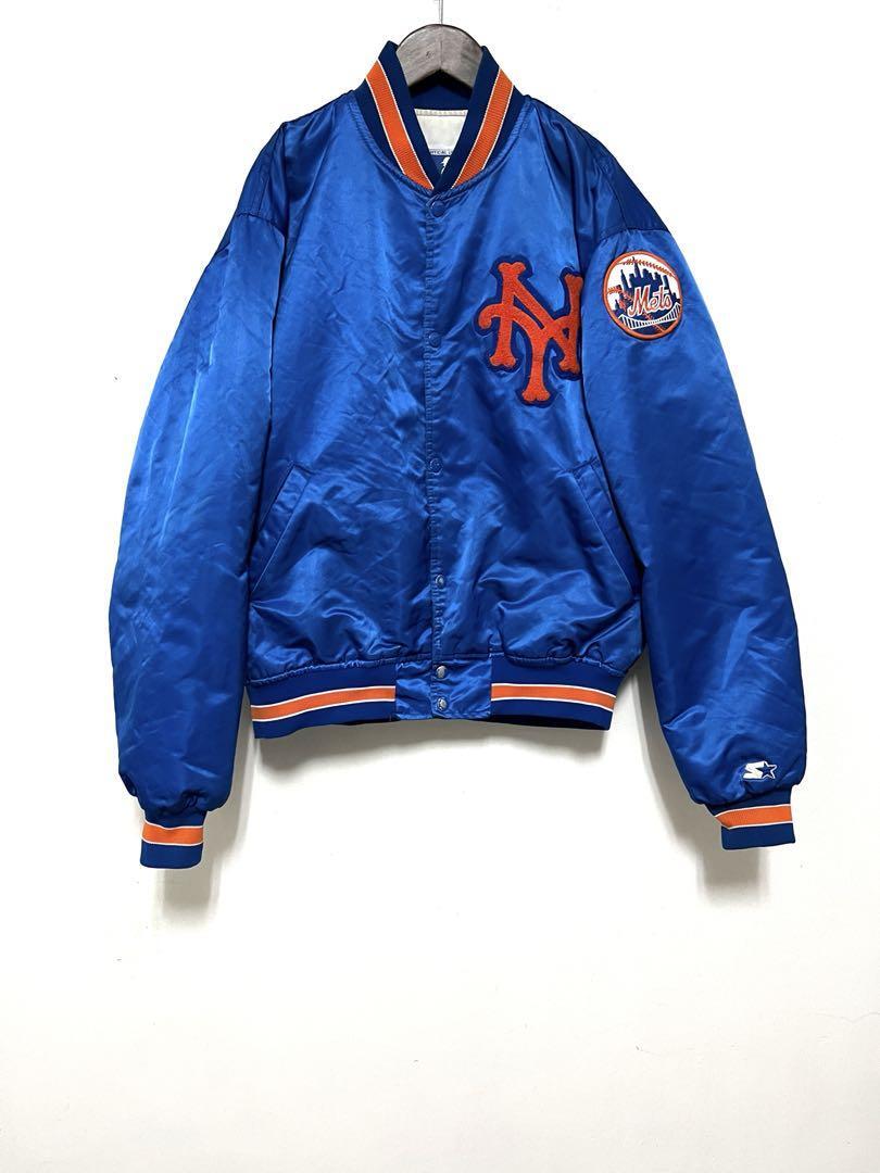 Rare 90'Mlb Mets Starter Nylon Stadium Jacket - Gem