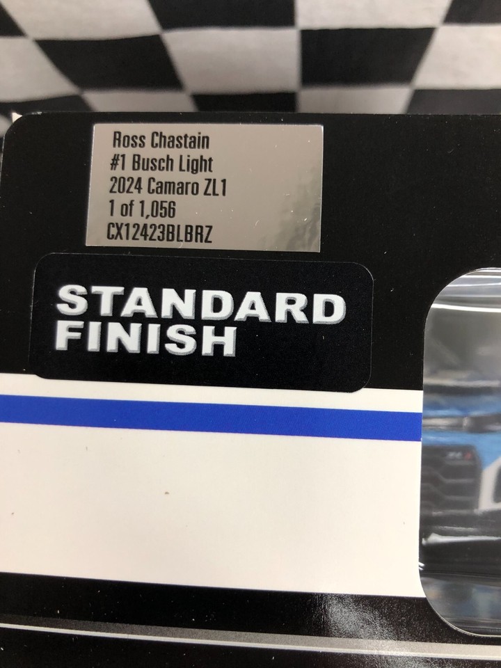 Ross Chastain #1 BUSCH LIGHT w/ Foil # 2024 Camaro ZL1 1:24 scale ...
