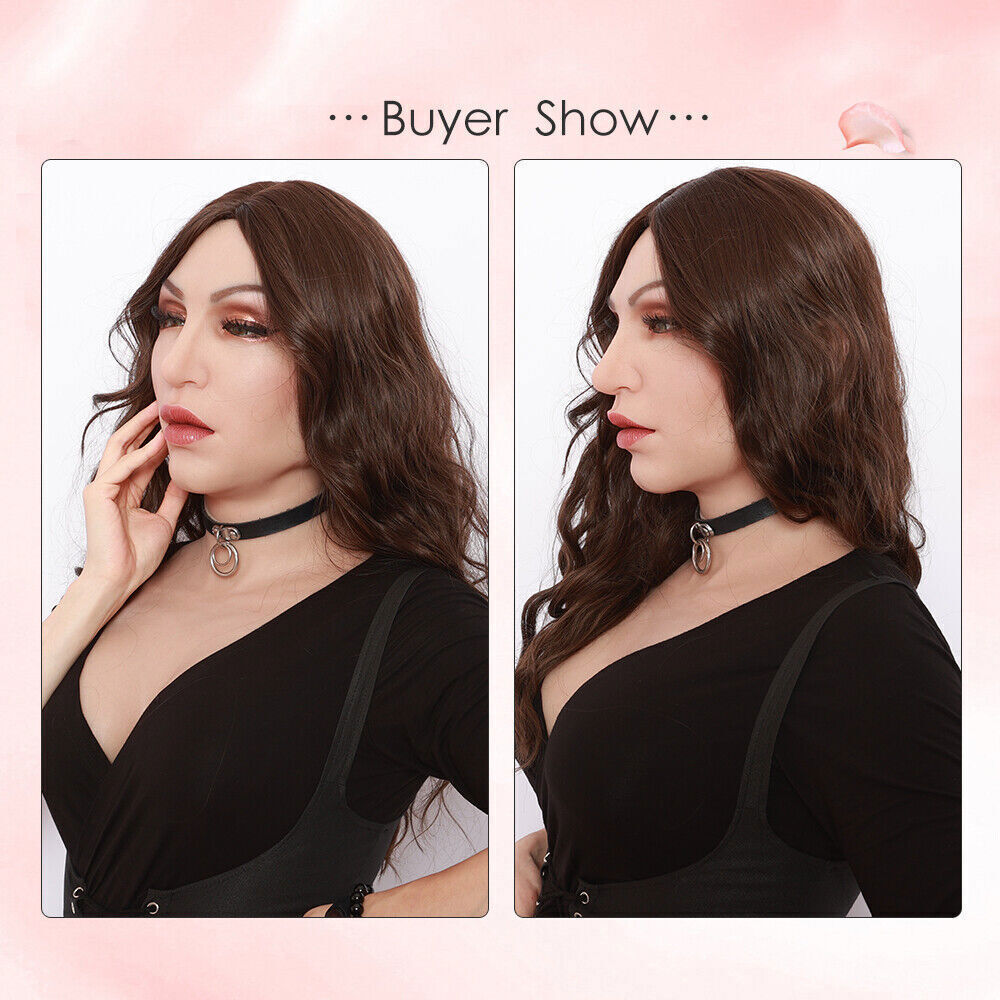 Roanyer Silicone Female Mask Jane Fake Human Skin Mask for Cosplay ...
