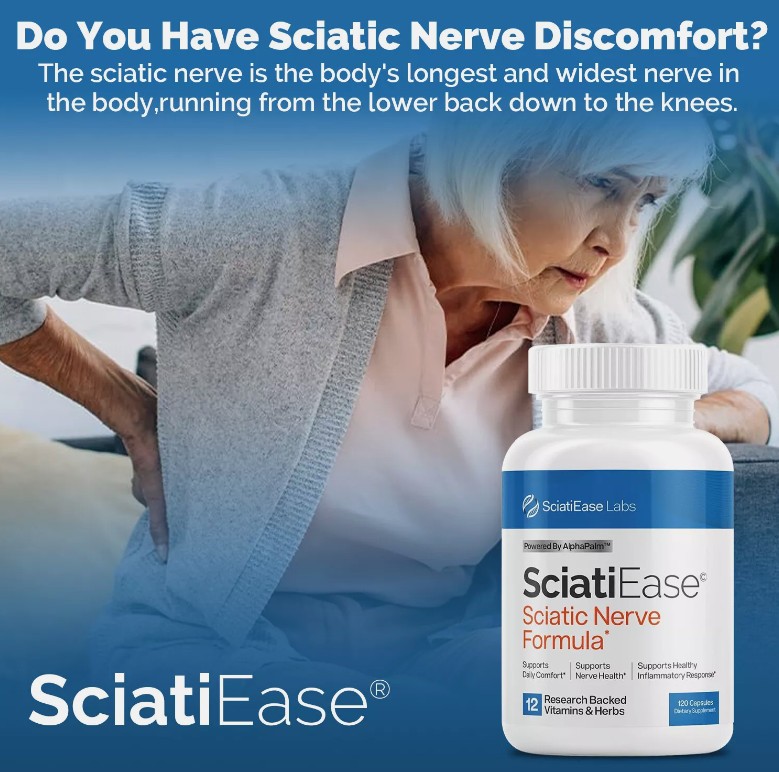 3Pack SciatiEase Labs Sciati Ease Sciatic Nerve Formula 120 Cap NEW Exp ...