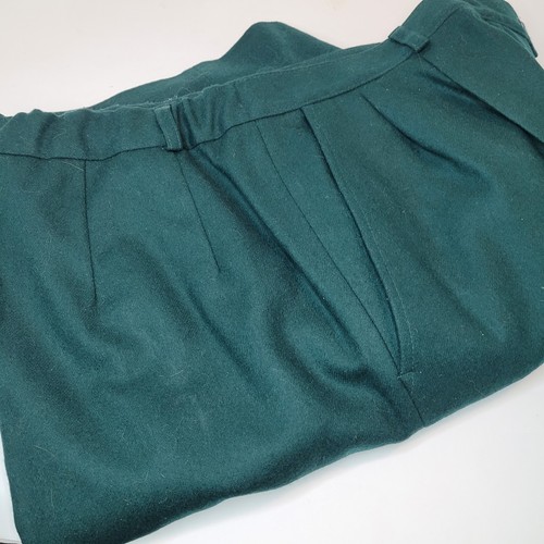 Vintage Pendleton Pants Womens 16 Green Wool Classic Tapered Lined ...