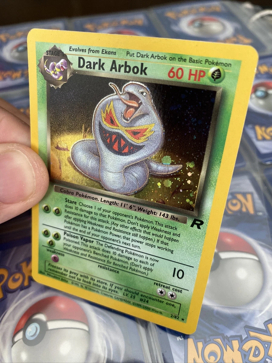 Arbok Pokemon Card