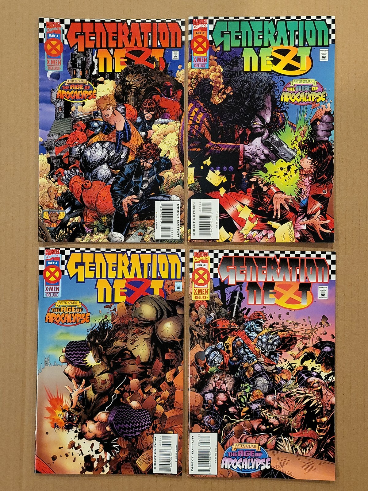 Generation Next #1,2,3,4 complete Lot of 4 Marvel 1995 NM- avg | eBay