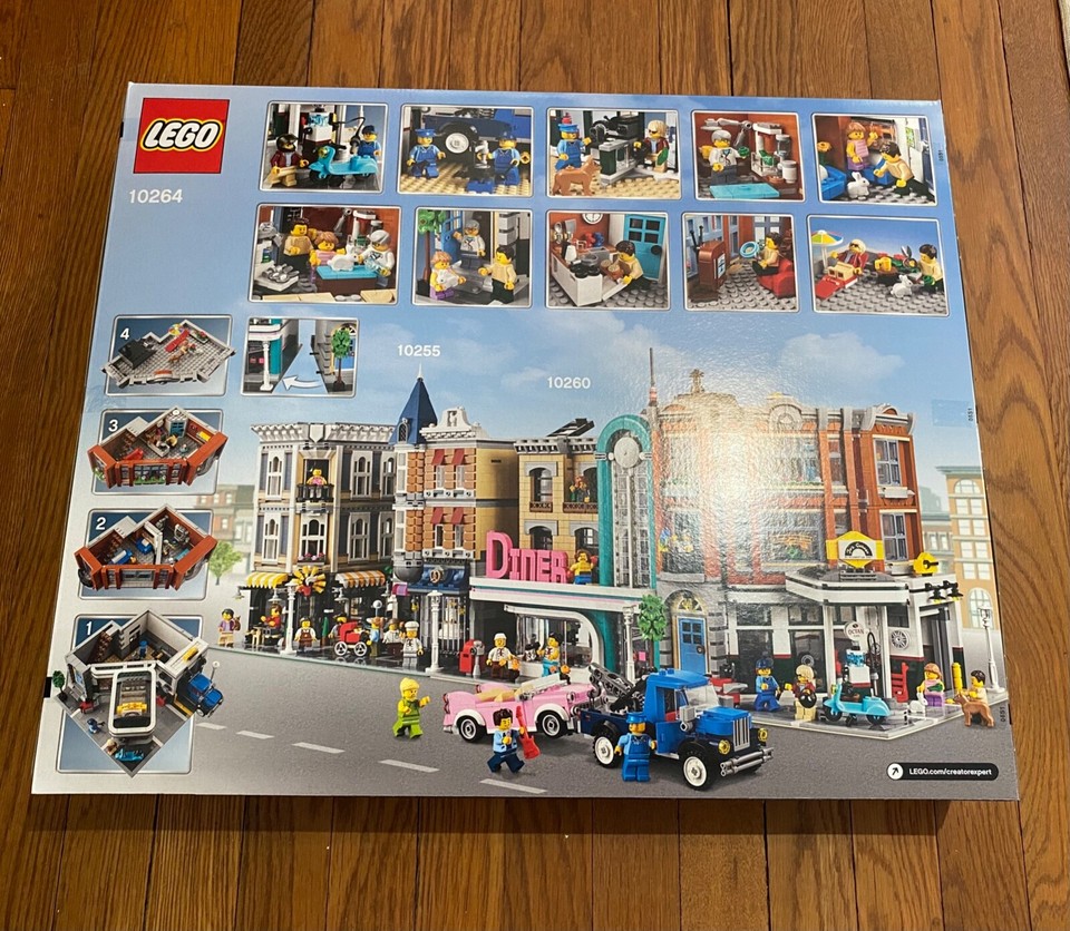 NEW LEGO #10264 Corner Garage (2019) Creator Expert Modular Buildings ...