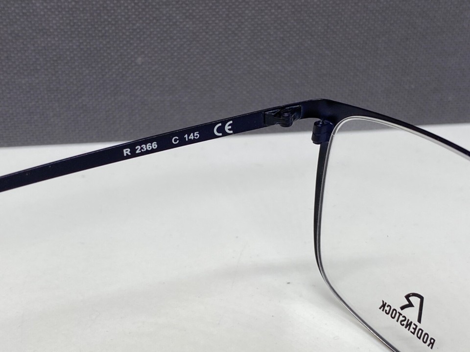 Rodenstock Eyeglasses Frames Men Woman Blue Square Large L R 2366 NP ...