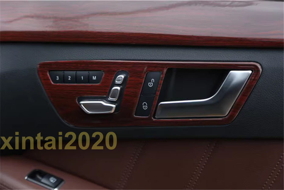Red Wood Grain Full Car Interior Kit Cover Trim For Benz E-Class W212 ...