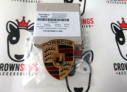 2020-2023 PORSCHE MACAN CAYENNE CAYMAN BOXTER FRONT CENTER EMBLEM OEM ...