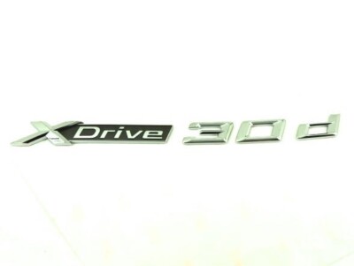 Genuine New BMW XDRIVE 30d DOOR BADGE Side Emblem For X5 F16 & X6 f16 ...