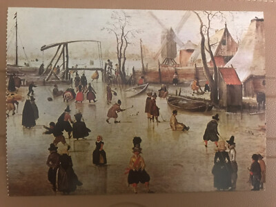 POSTCARD UNUSED- WINTER LANDSCAPE, c. 1610, HENDRICK (van) AVERCAMP ...