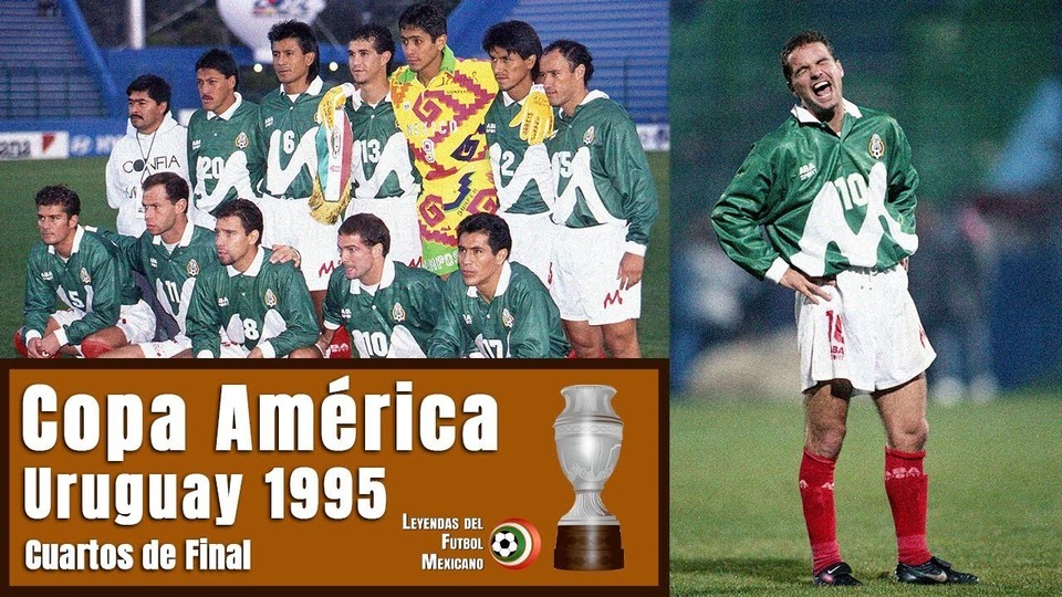 Mexico National Team Home - Copa America 1995 Football Soccer - 2XL ...