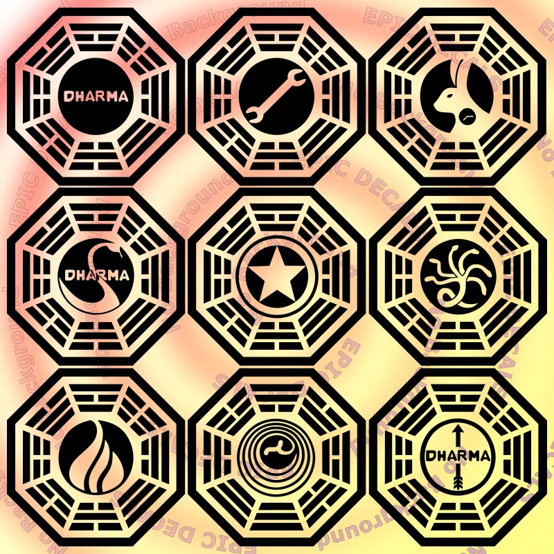Lost Dharma Stations Fan Art