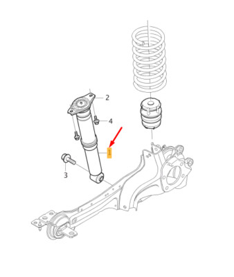 VOLVO V60 MK1 Stoßdämpfer hinten 31262922 NEU ORIGINAL | eBay