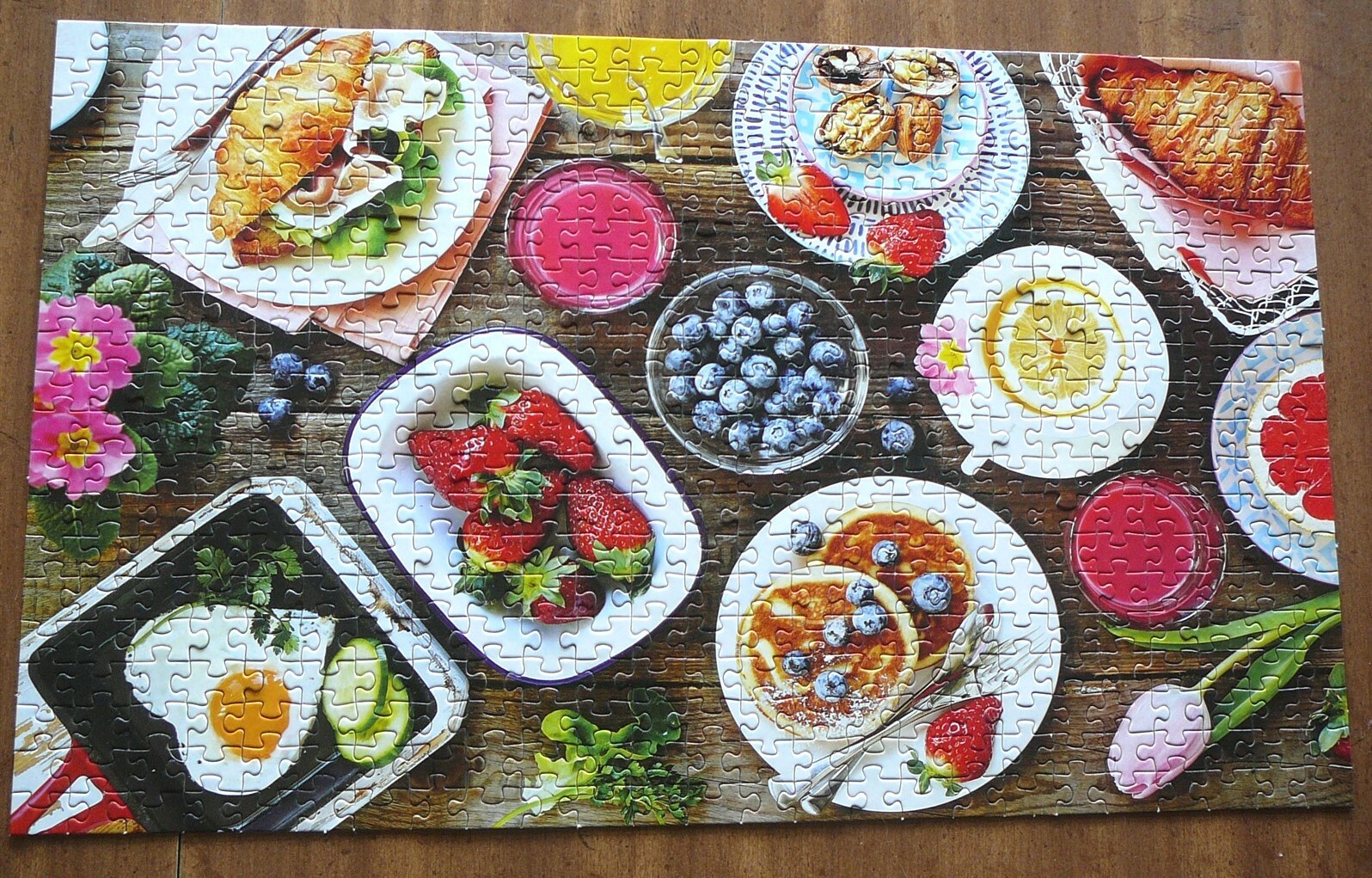 3 CRA-Z-ART PUZZLEBUG JIGSAW PUZZLES - FOOD THEMES - 350 & 500 Pieces ...