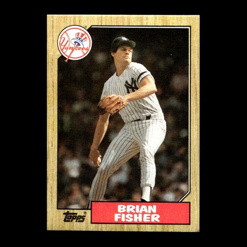 Brian Fisher 1987 Topps New York Yankees #316 Set Break R306 | eBay