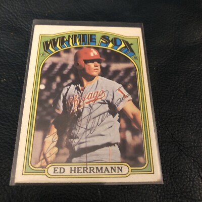 1972 TOPPS SIGNED ED HERMANN | eBay