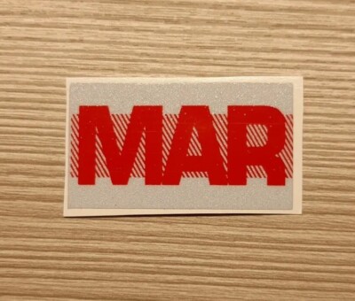 MARCH California license plates month sticker tags. RED. YOM DMV | eBay