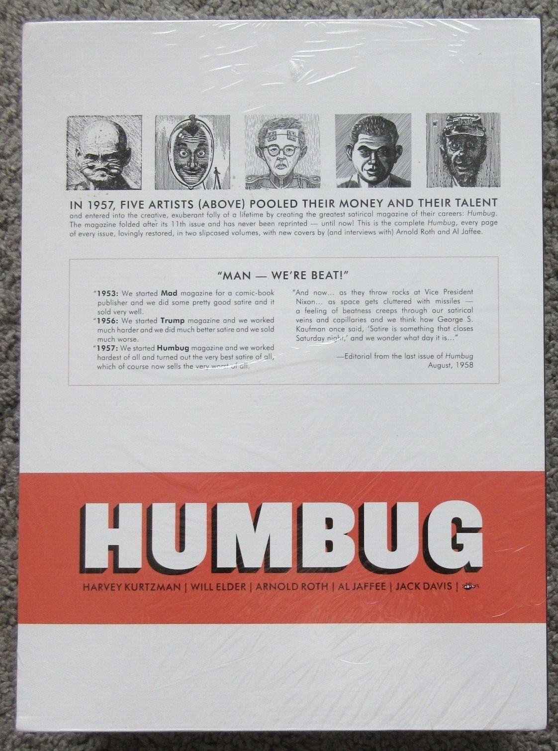 NEW SEALED 2009 HUMBUG 2 BOOK SET HC LIMITED EDITION DAVIS WOOD JAFFE ...