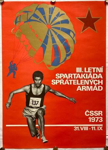 Original Vintage Poster SPARTAKIADA - SPORT - FESTIVAL - FRIENDLY ...