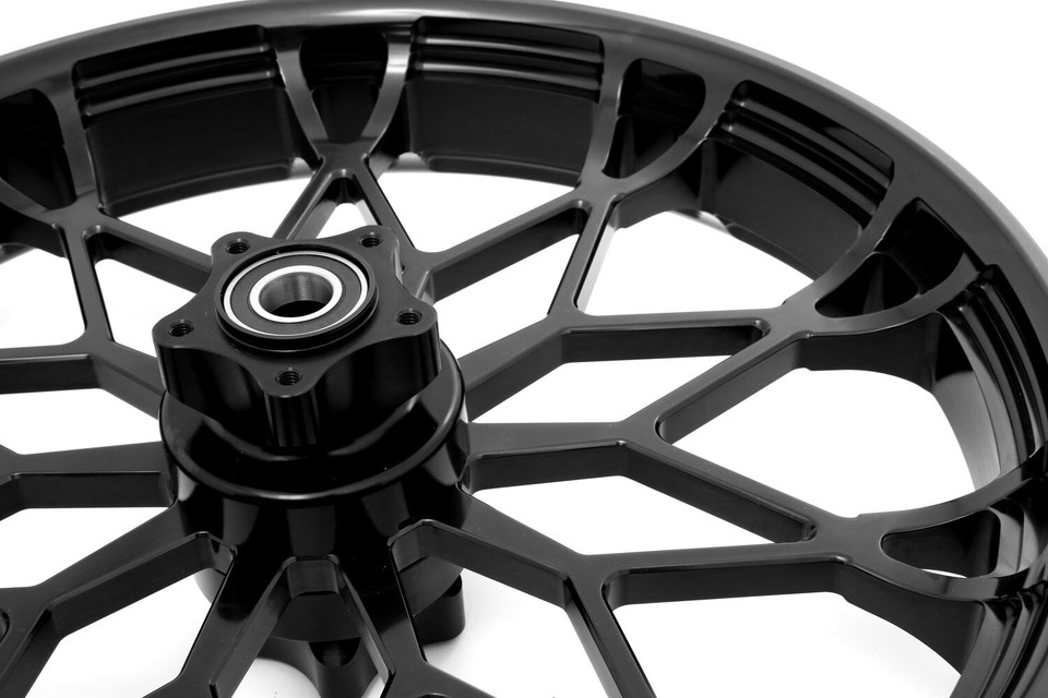 Prodigy Forged Black 21" Wheel for Harley-Davidson Motorcycles Road ...