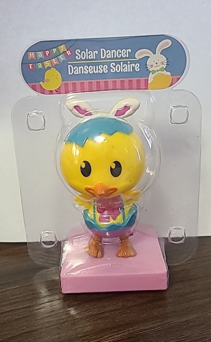 New Baby Chick Bunny Easter solar dancer Dancing Hatched egg bobble ...