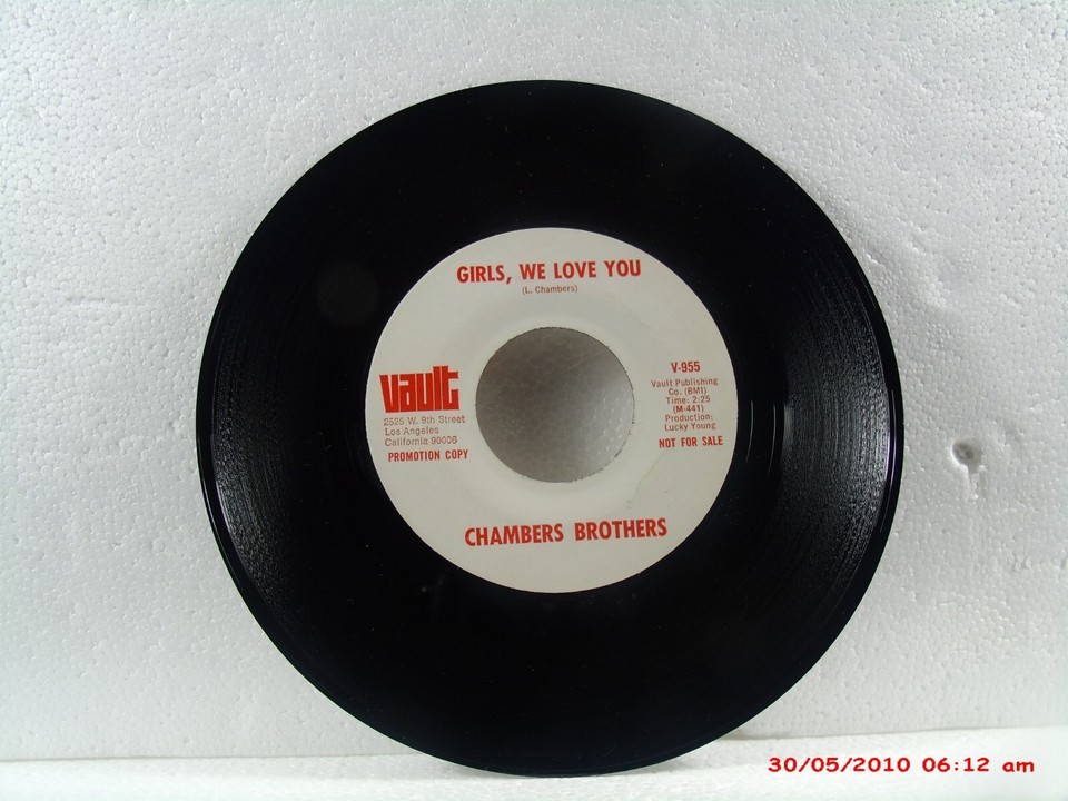 CHAMBERS BROTHERS-(45)-PROMO-JUST A CLOSER WALK WITH THEE/GIRLS,WE LOVE ...