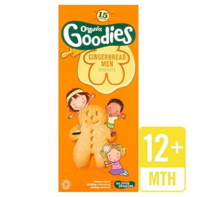 Organix Goodies Organic Gingerbread Men 135g - Pack of 2 | eBay UK
