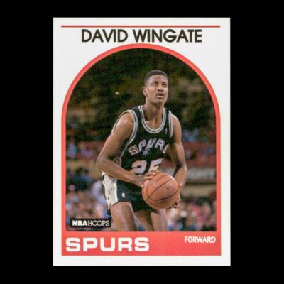 David Wingate 1989-90 Hoops San Antonio Spurs #323 R331A 39 | eBay