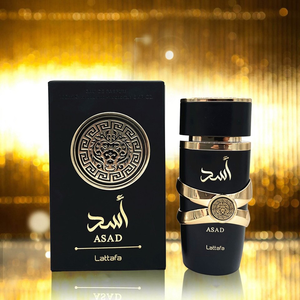 Lattafa Asad by Lattafa 3.4 Eau De Perfume Fragrance Unisex For Women ...