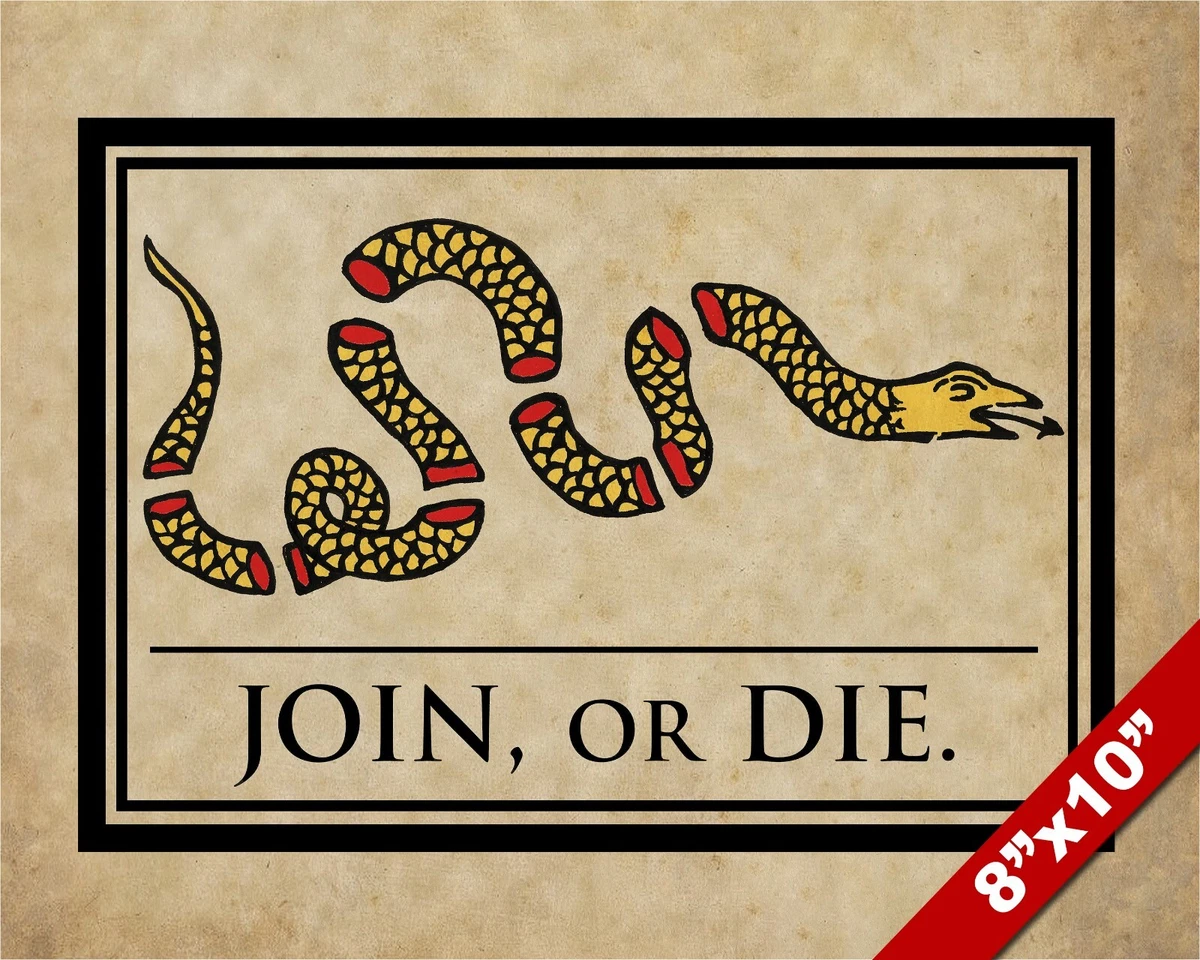 Unite Or Die Flag