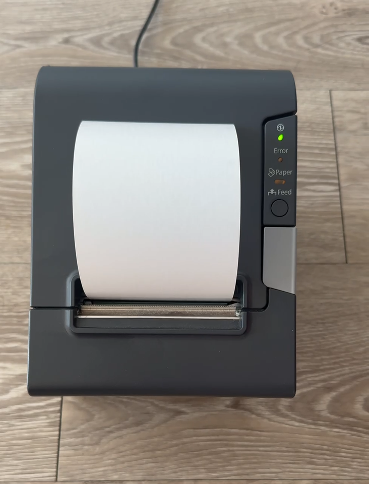 Epson TM-T88V M244A Receipt Printer – Powers On, Untested, With Power ...