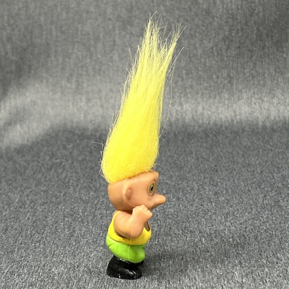 Vintage Soma Good Luck Baby Troll Doll 2" Muscle Man Strong Collectible ...