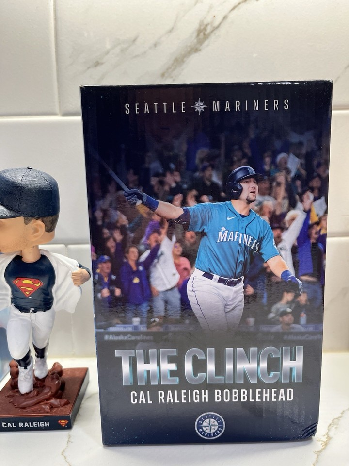 Seattle Mariners Cal Raleigh Clinch Platinum Glove Superman SGA ...