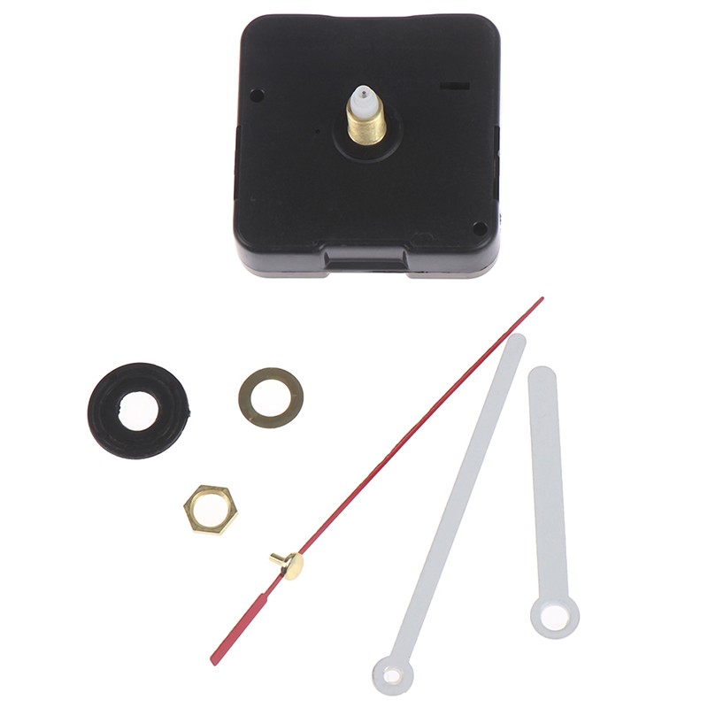 DIY Silent Classic sliver Quartz Watch Wall Clock Movement Mechanism ...