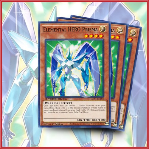 YuGiOh Elemental HERO Prisma x3 | SGX* POWERFUL CARD* 1ST EDITION* | eBay