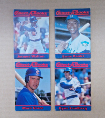 Collect-A-Books MLB 1990 Four Cub Greats Banks, Sandberg, Walton, and ...