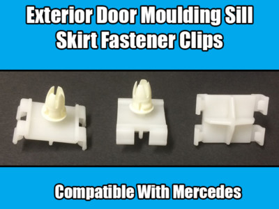 20x Clips For Mercedes Class A B C CLK G S EXTERIOR DOOR MOULDING SILL ...