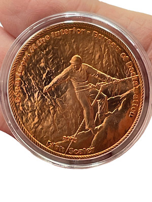 Hoover Dam Copper Commemorative Coin 2005 Dept. of Interior Bureau of ...