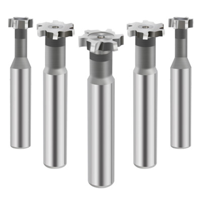 1pc HSS T Slot Milling Cutter 8-32mm End Mill Tool 6-16mm Shank for ...