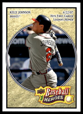2008 Upper Deck Baseball Heroes #95 Kelly Johnson Atlanta Braves | eBay