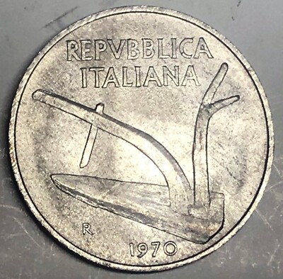 # C955 ITALY COIN, 10 LIRE 1970 | eBay