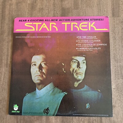 4 Action Adventure Stories Star Trek Vinyl LP Peter Pan Records | eBay