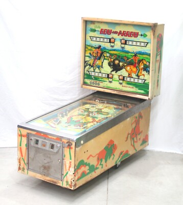 Bow and Arrow Pinball Machine (Bally, 1974) | eBay