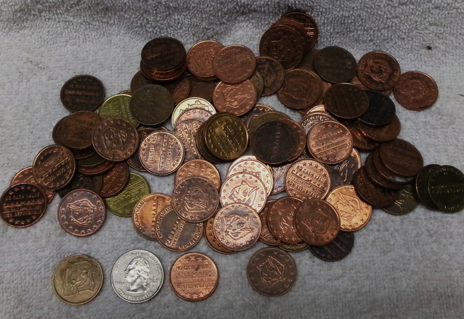 ** LOT of FIVE (5) different - CINEMARK MOVIE TOKENS - Great Starter ...