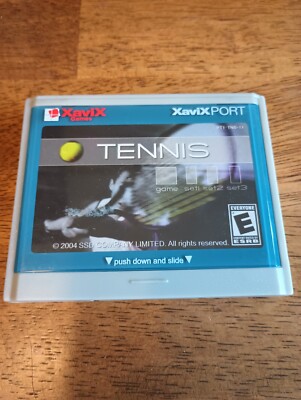 Xavix Port TENNIS Game Cartridge PT1-TNS-11 Xavix Games 2004 Untested ...