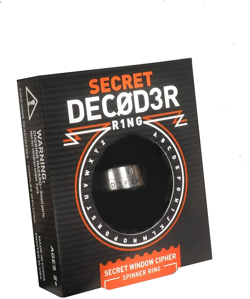 Authentic Project Mc2 Secret Message Decoder Ring | eBay